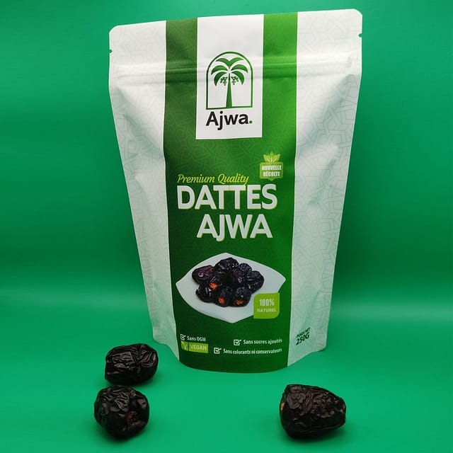Dattes Ajwa de Médine 250g | Fruits Authentiques - Qualité Supérieure ...